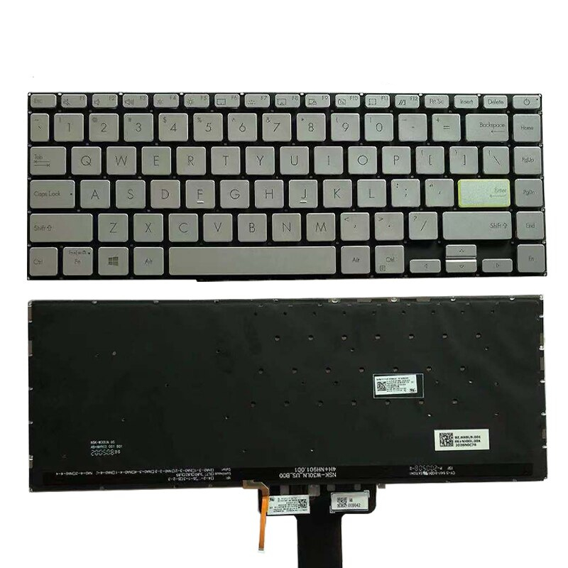 Keyboard ASUS Redolbook 14 S433 X421 S4600 V4050F E410M EN US Back ...