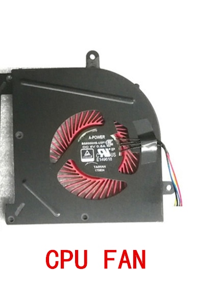 CPU GPU Cooling Fan MSI MS-16K4 BS5005HS-U2L1 - Laptopfrog