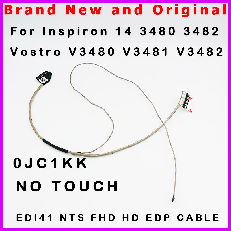 0JC1KK DC020038E00 LCD Cable Inspiron 14 3480 3482 Vostro 14 V3480 ...