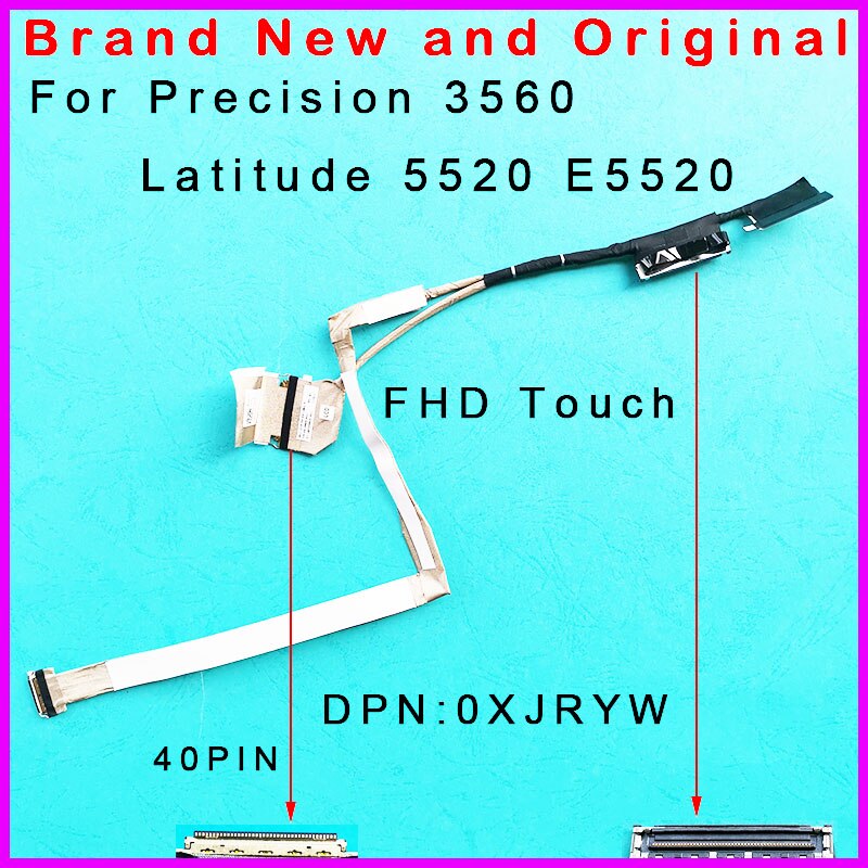 Lcd Edp Cable Precision 3560 Latitude 5520 E5520 SP15 101IR 0XJRYW 450 ...