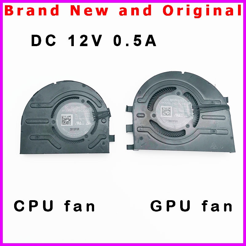 Cooling Fan ThinkPad P1 Gen 4 X1 4th Gen ND8CC00 21K16 5H41D34326 ...