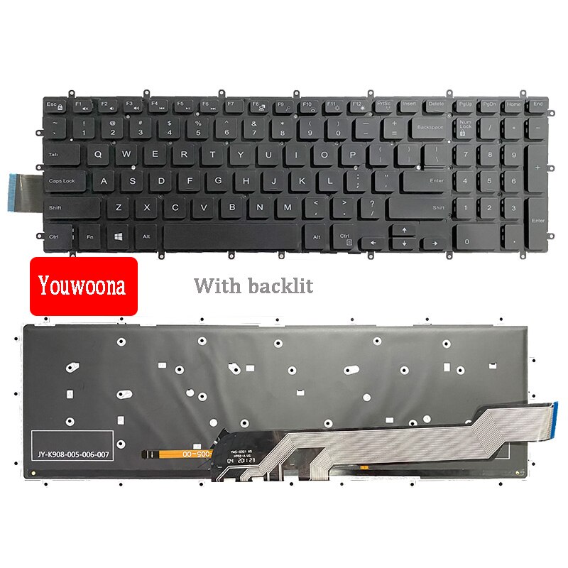 Keyboard For DELL Latitude 3500 3590 backlit - Laptopfrog